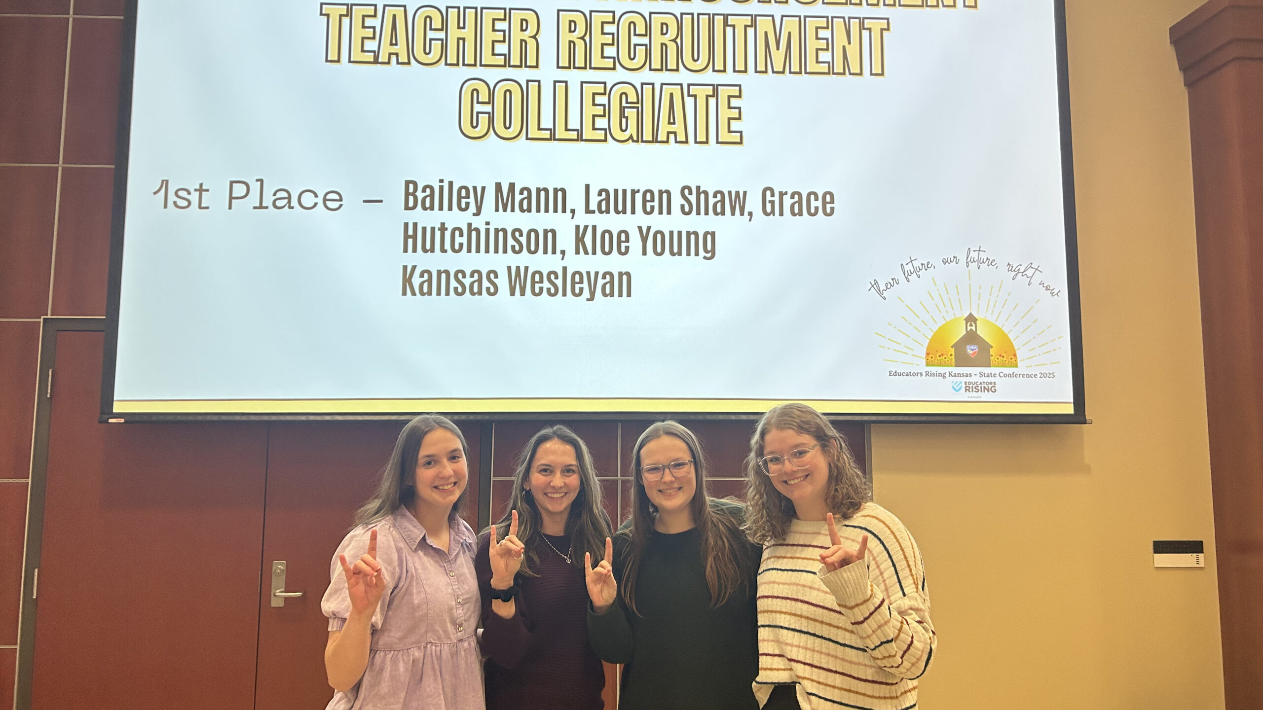 Two Kansas Wesleyan Teams Place First at Educators Rising Competition ...